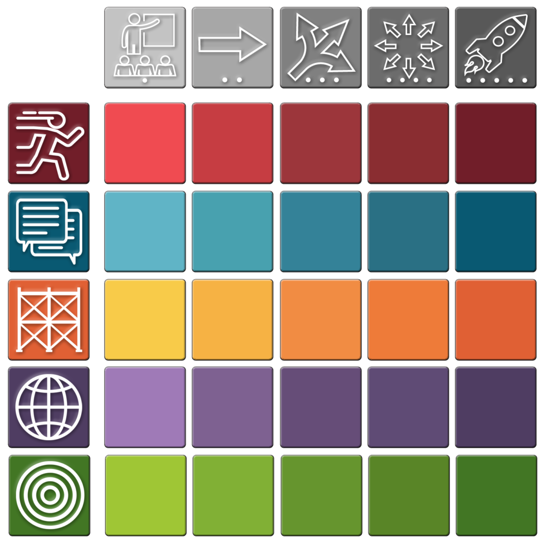 Matrix with Icons (Transparent Background) | TIM