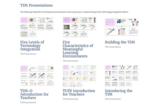Presentations | TIM