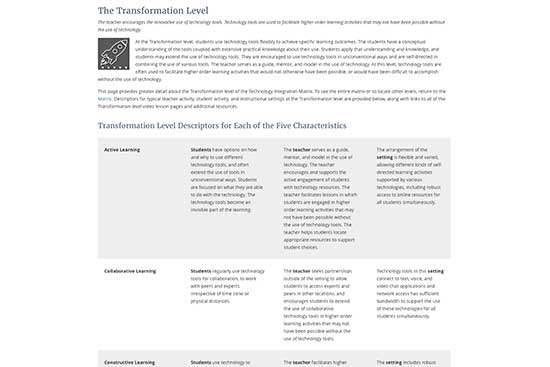 Transformation Level | TIM
