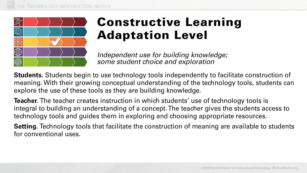 Constructive Adaptation Slide | TIM
