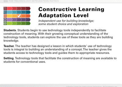 Constructive Adaptation | TIM