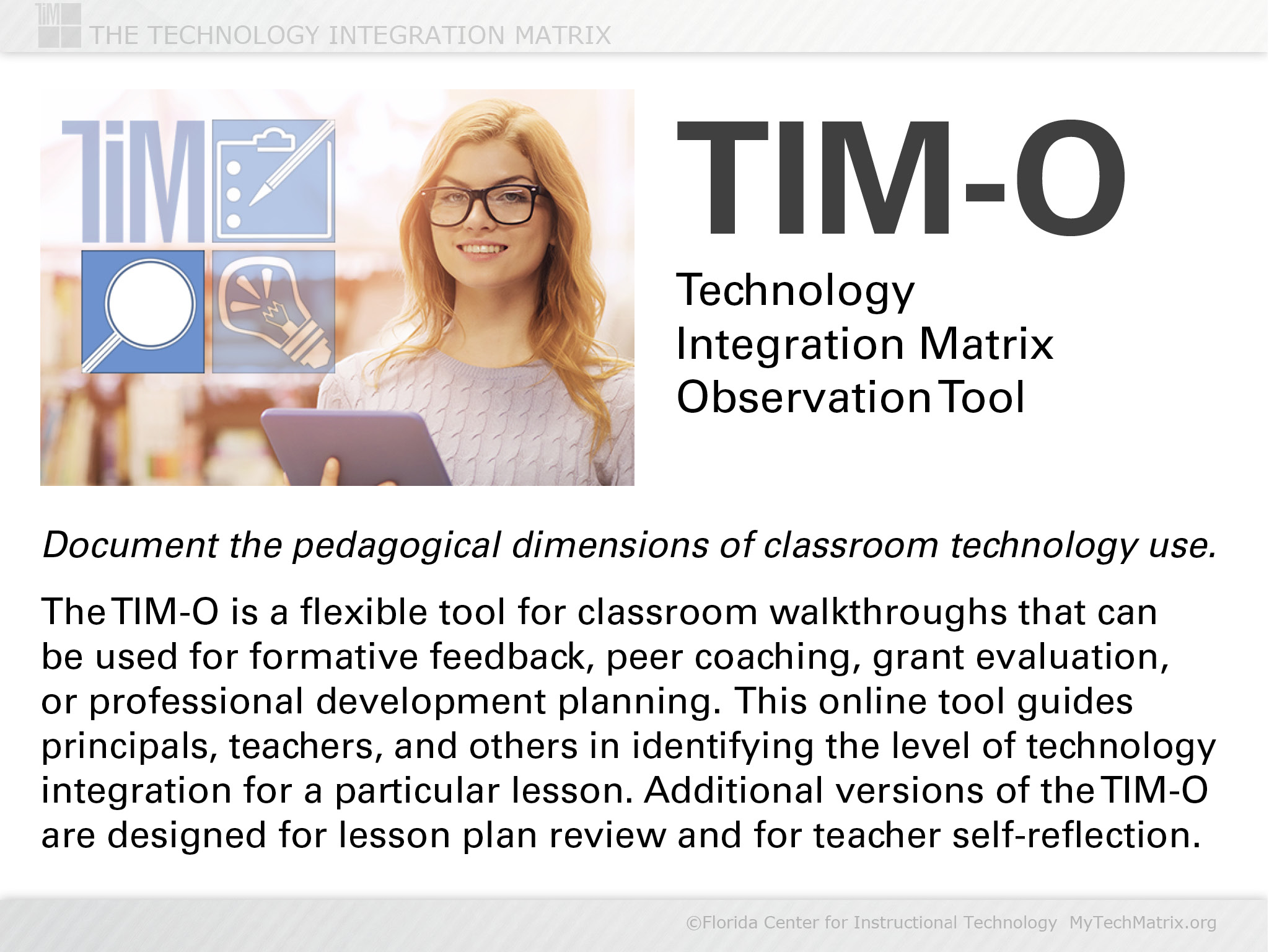 TIM-O Introduction Slide | TIM