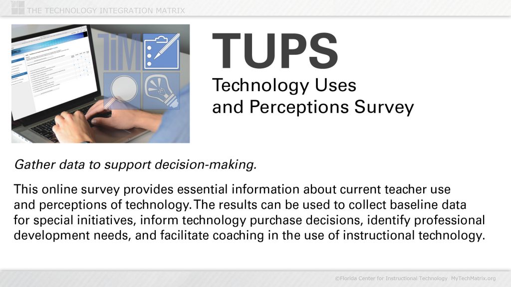 TUPS Introduction Slide | TIM