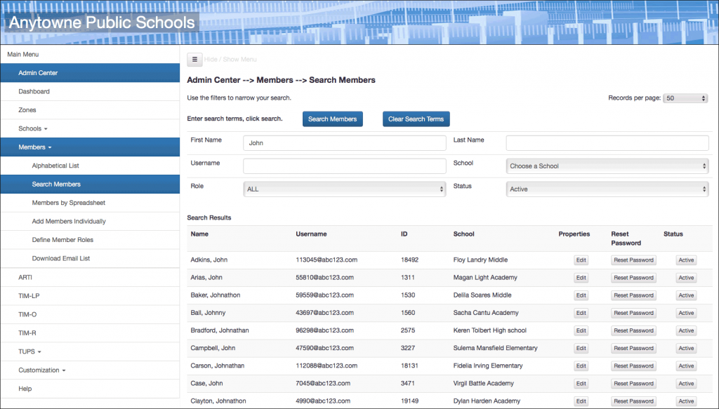 Uploading And Updating Members Tim