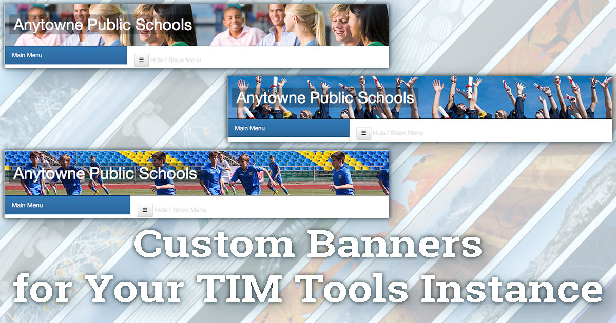 Custom Banners for Your TIM Tools Instance | TIM