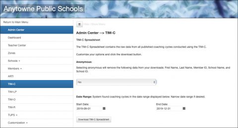 Accessing TIM-C Data | TIM