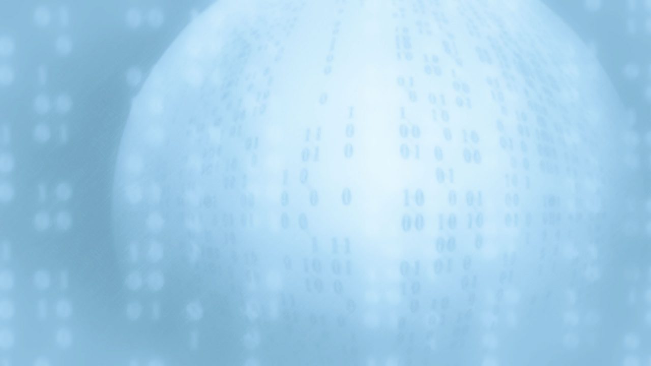 Soft Blue Digital Globe Background | TIM