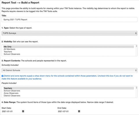 Working with TUPS Data: The First Read-Through | TIM