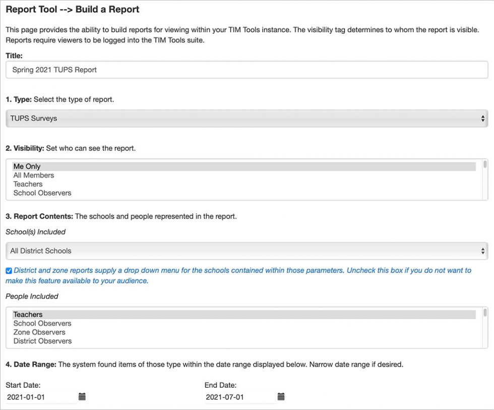 Working with TUPS Data: The First Read-Through | TIM