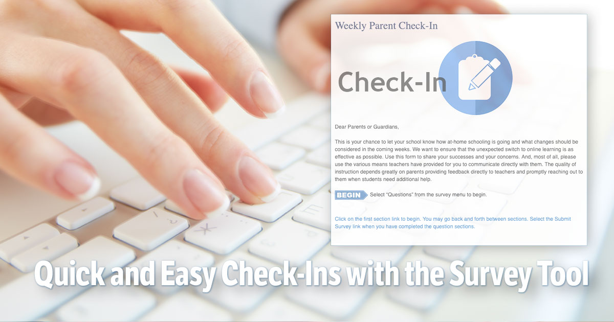 Quick and Easy Check-Ins with the Survey Tool | TIM