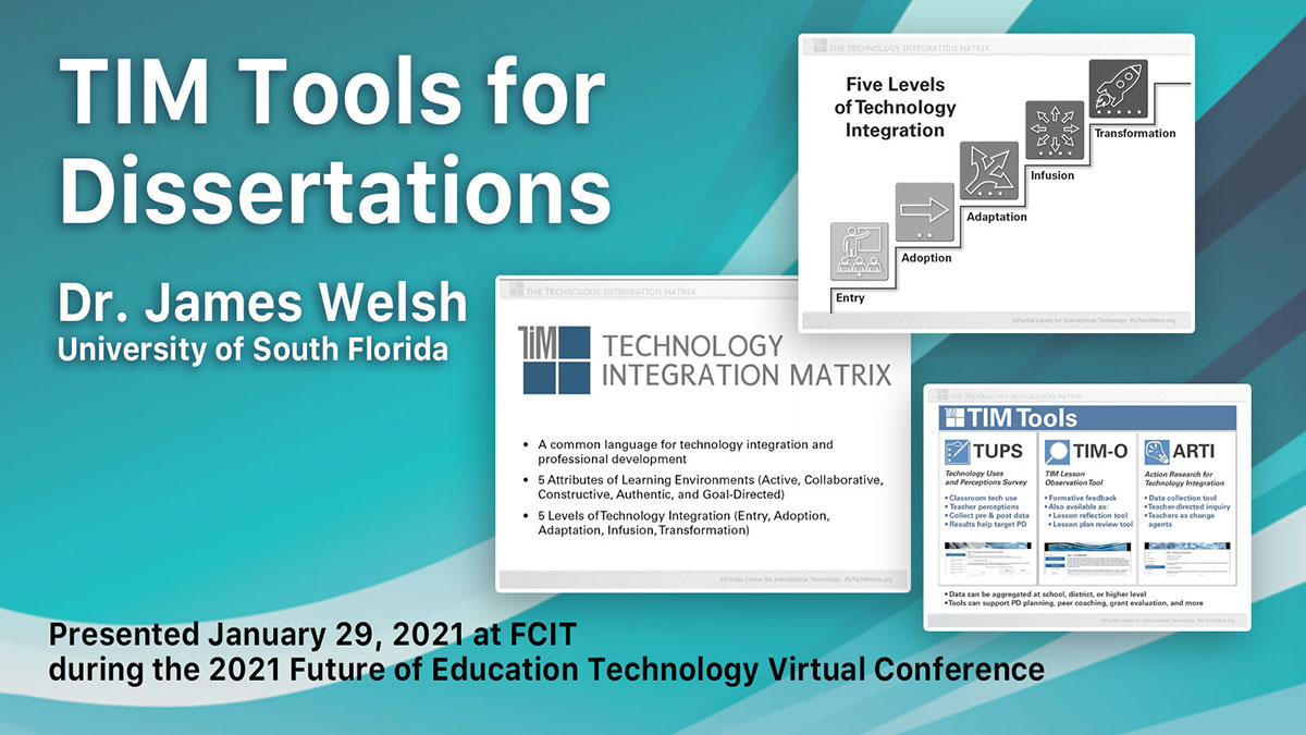 TIM Tools for Dissertations | TIM