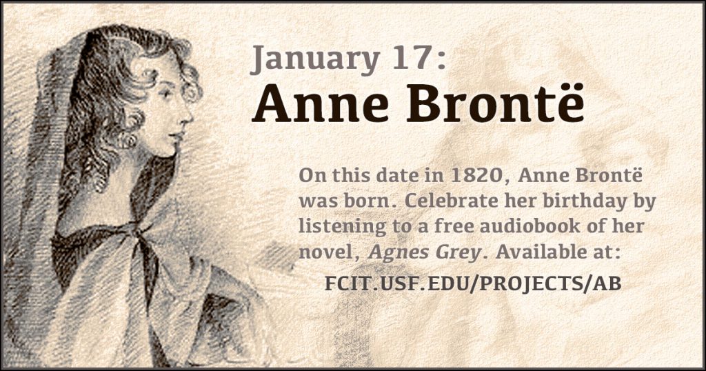January 17: Anne Brontë | FCIT