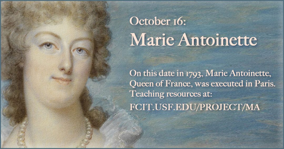October 16: Marie Antoinette | FCIT