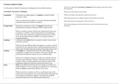 Using Political Cartoons in the Classroom | FCIT